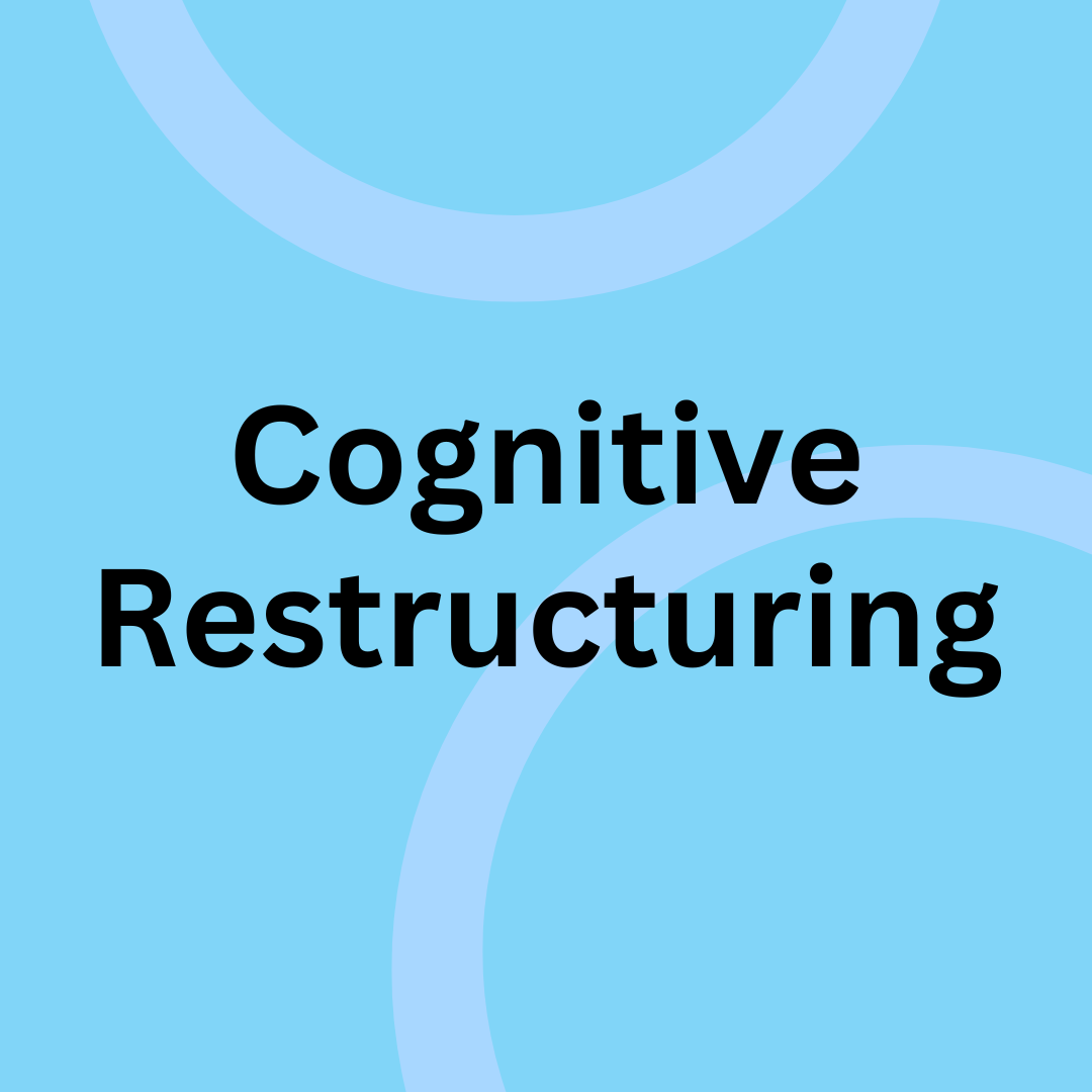 Cognitive Restructuring - Child and Family Institute